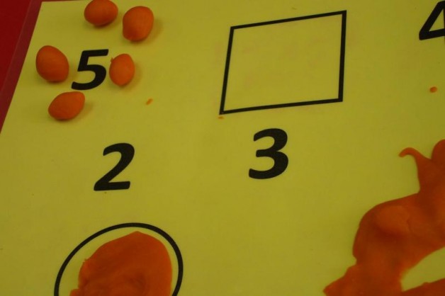 Using math mats in preschool