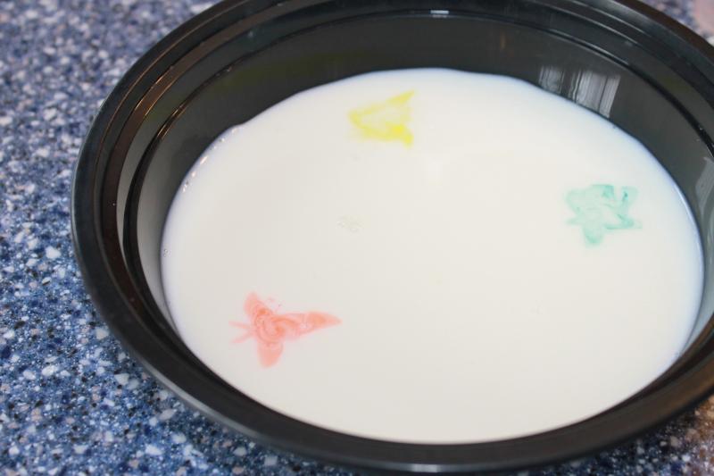 Milky science color explosion