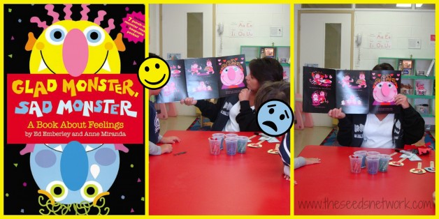 Glad Monster, Sad Monster feeling puppets - The SEEDS Network